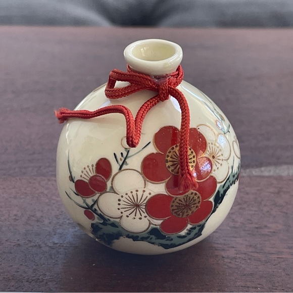 Accents | Rare Vintage Japanese Porcelain Small Sake Bottle Decor Bell ...